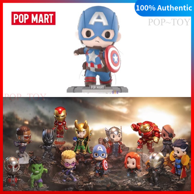 POPMART Marvel Avengers Classic Series Cute Figure pop mart marvel ...