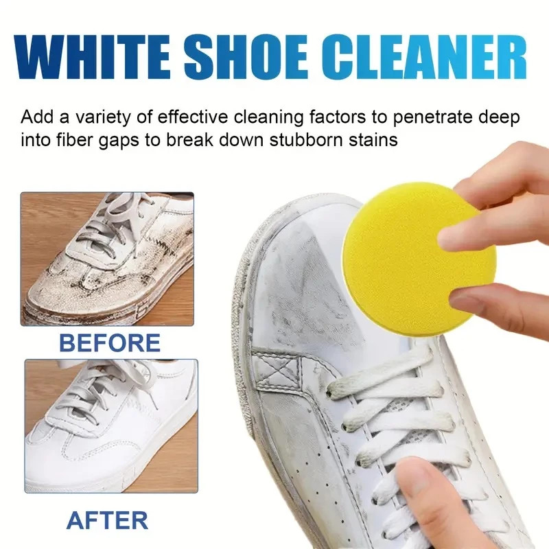 120g Multi-Purpose Shoe Cleaning Cream Water-Free Clean Quick Clean ...