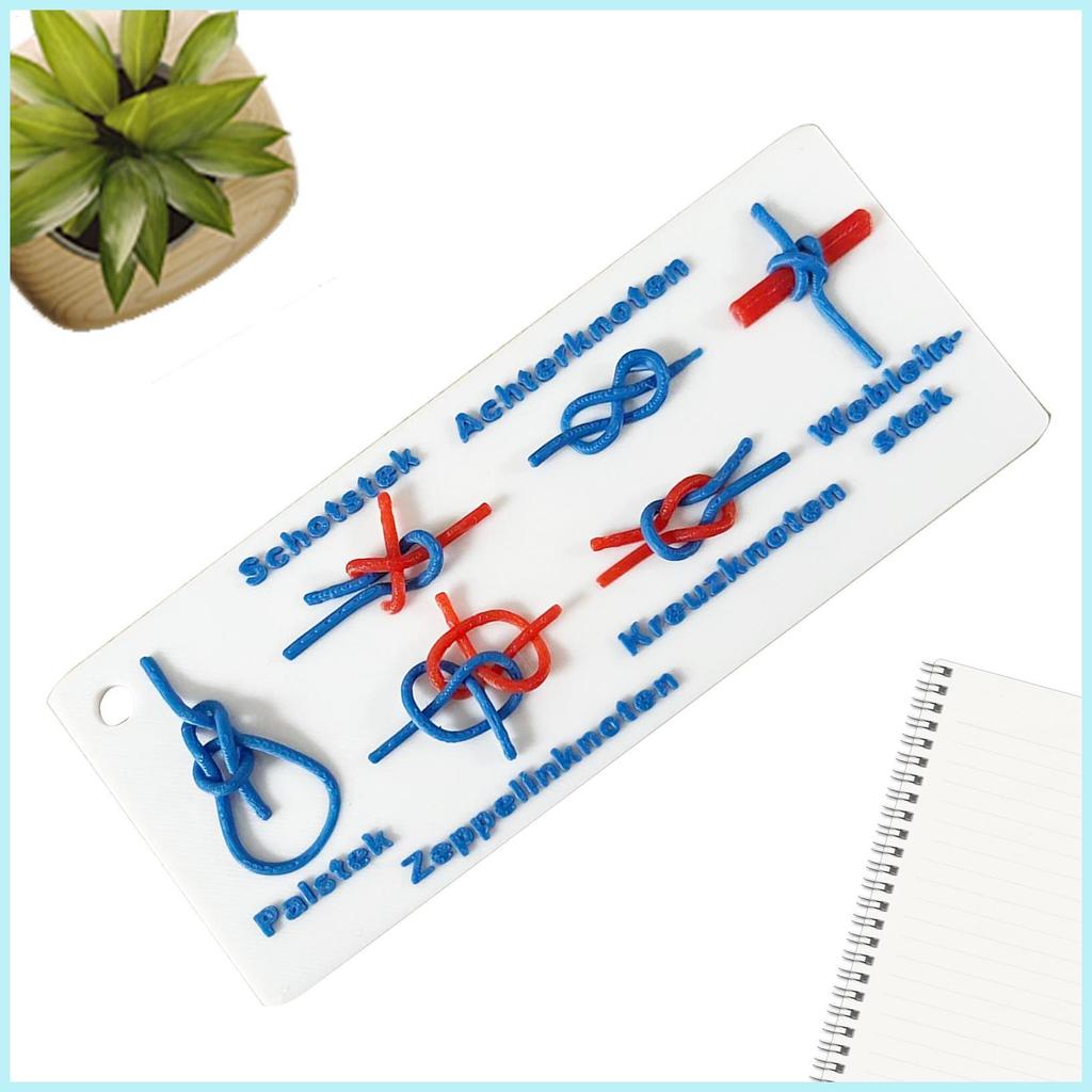 Knot Tying Practice Kit Knot Tying Training Card Portable Knotting ...
