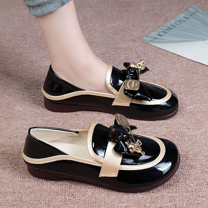 Spring-Autumn Soft-Sole Pea Shoes - Comfortable for Pregnant Women ...