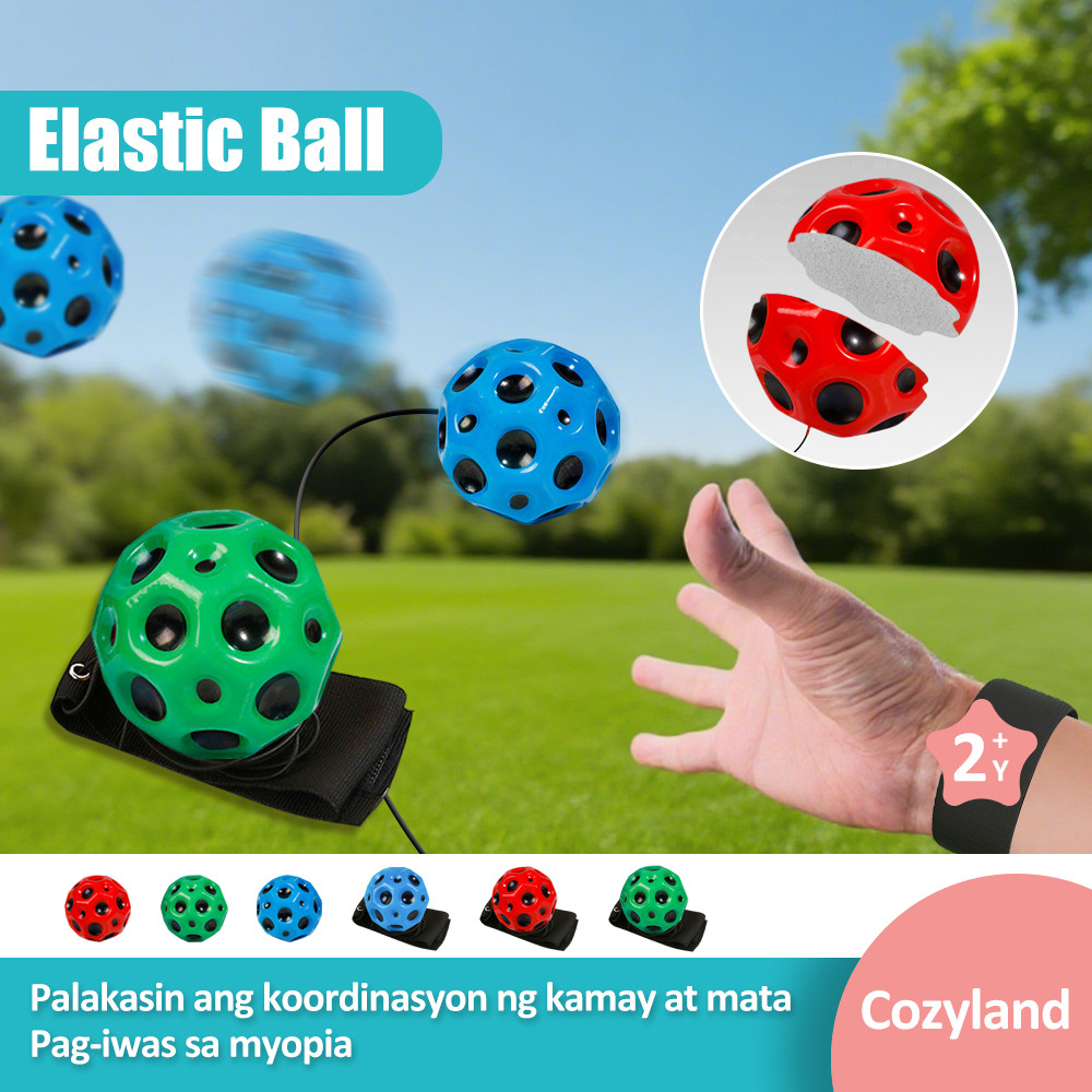Cozyland High Resilience Hole Ball Soft Bouncy Ball Toys Fidget Hole ...