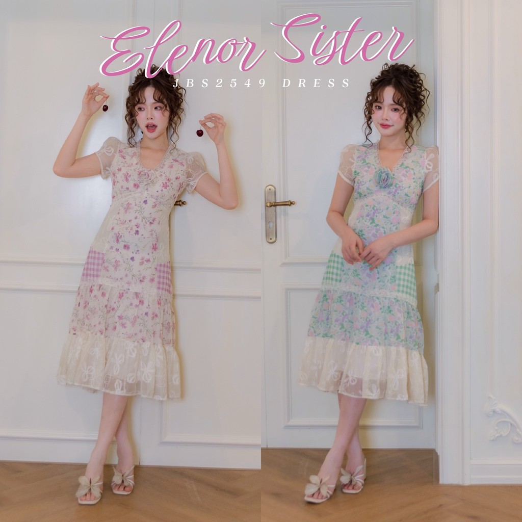 JBS2549 Elenor Sister Dress Joobs studio | Shopee Philippines