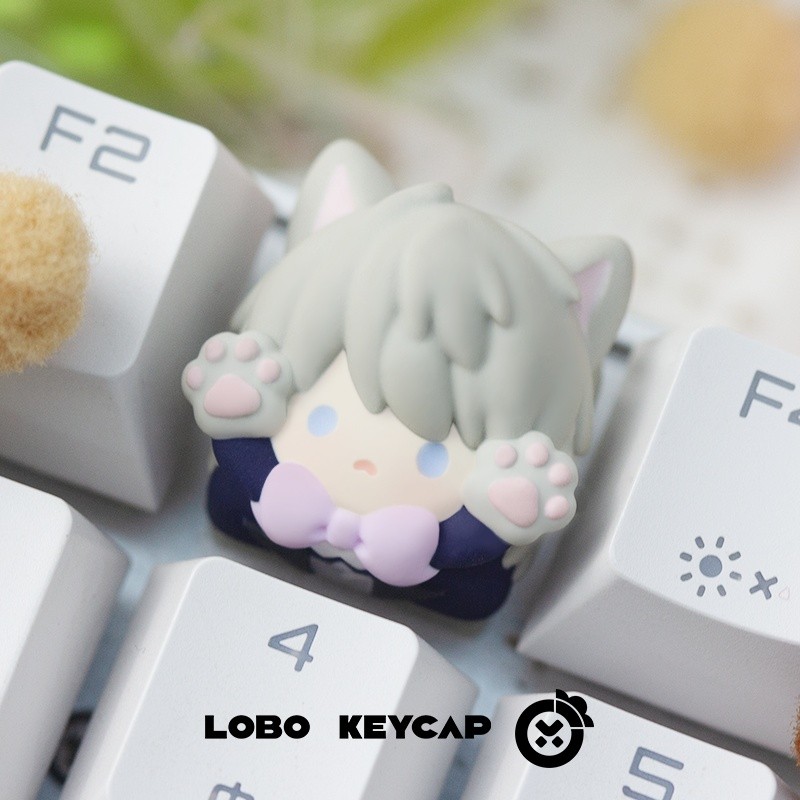 Love and Deepspace Cute Cat Theme Mechanical Keyboard Keycaps – Xavier ...
