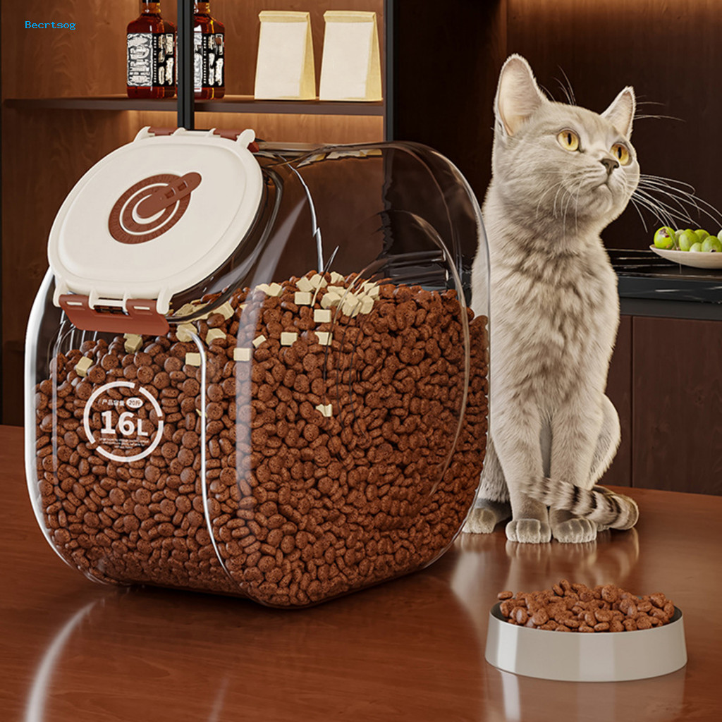 Food Storage Barrel Grain Storage Container Airtight Transparent Grain ...