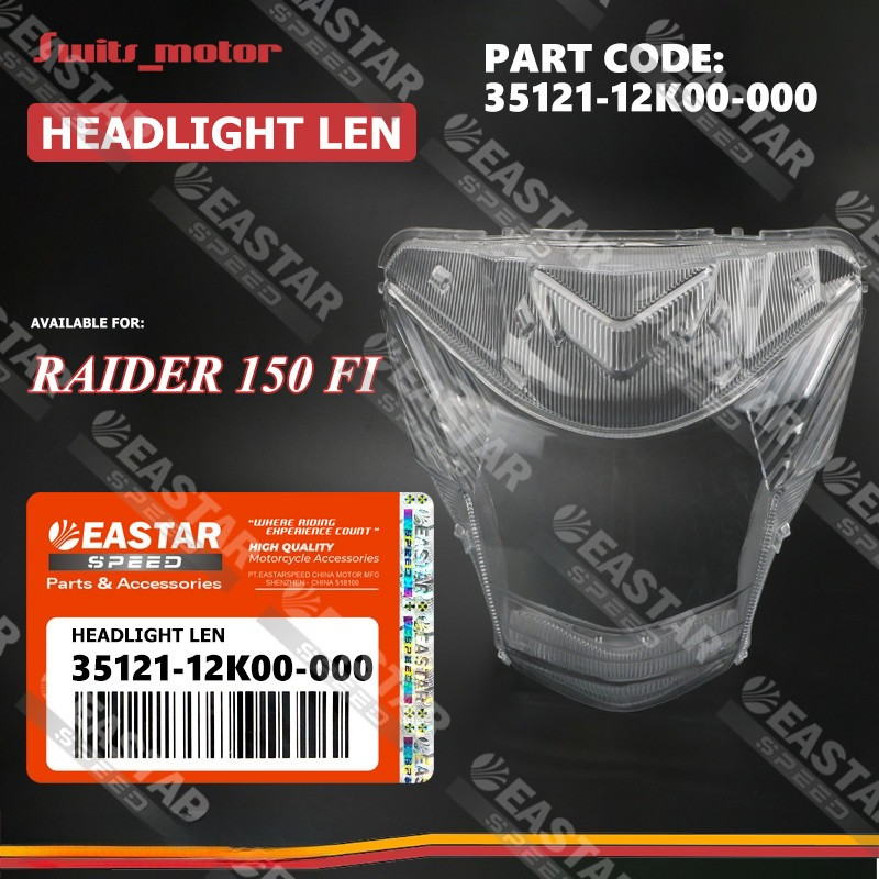 RAIDER 150 Fi HEADLIGHT LENS STANLEY | Shopee Philippines