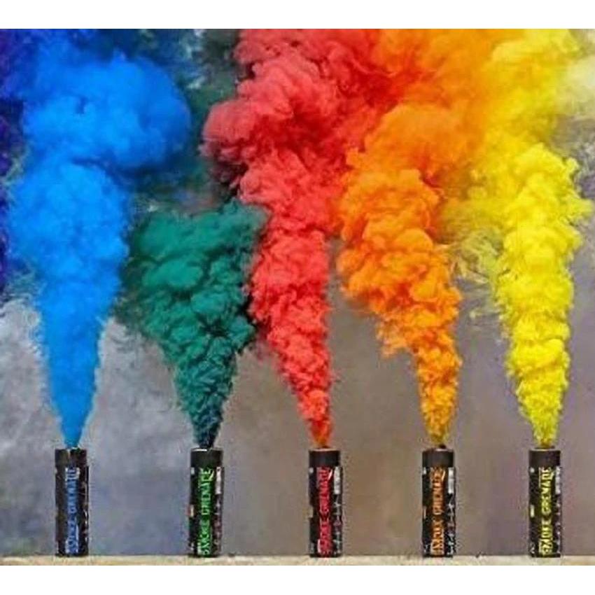 Push Button Start Gender Reveal Smoke Powder Props Party Decoration ...