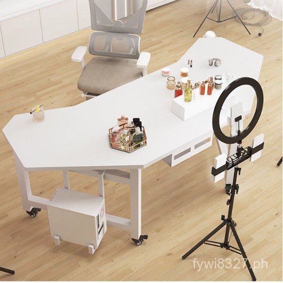 Live Streaming Desk for Streamers, Rotating Office Desk, Movable Desk ...