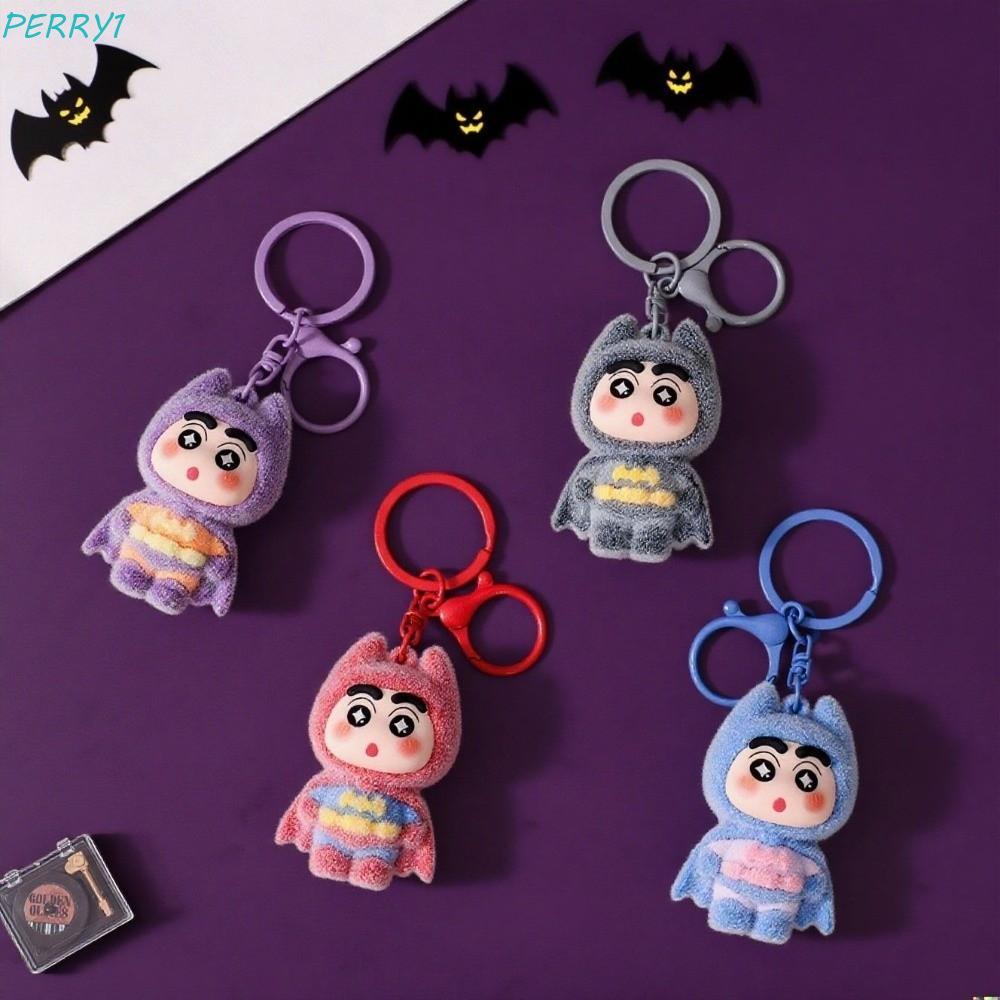 PERRY Teletubbies Keychains, Crayon Shin-chan Winnie The Pooh ...