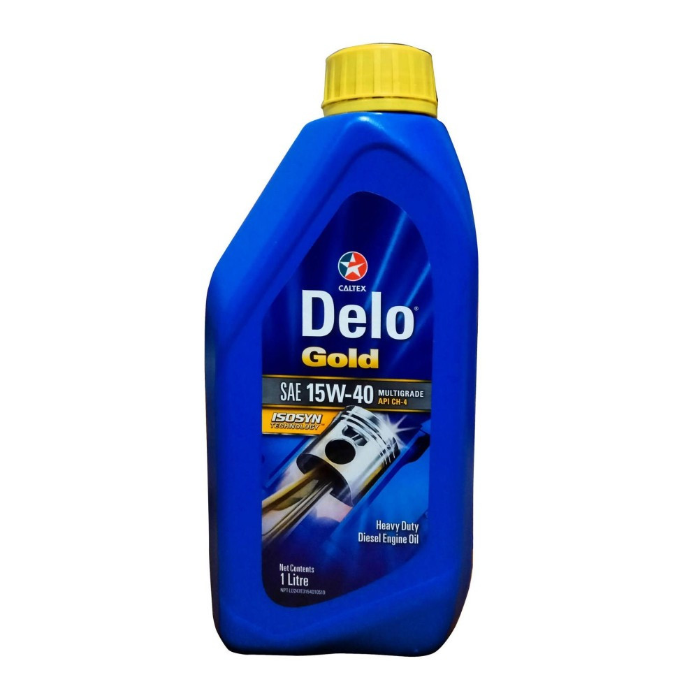 Caltex Delo Gold Multigrade Diesel Engine Oil SAE 15W-40 1L ( 1 liter ...