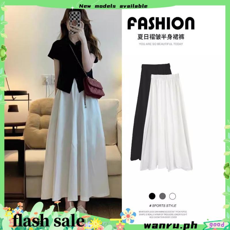 Women Casual Skirts Plain A-Line Skirts LNA25050 (Multi-color) | Shopee ...