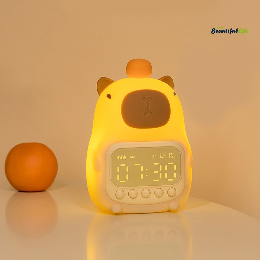 Rechargeable Capybara-Themed Lamp With Adjustable Brightness And Gentle ...