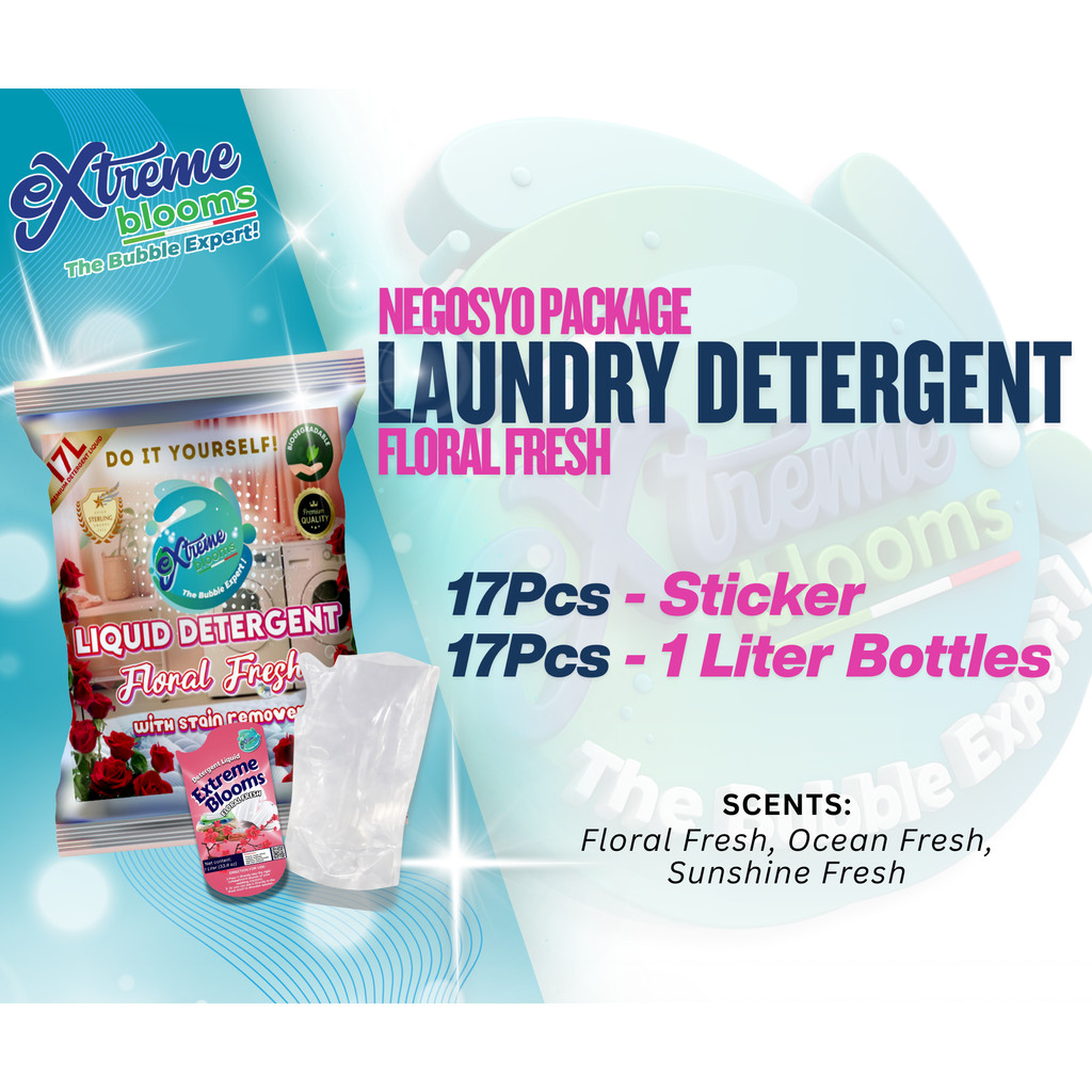 Extreme Blooms - NEGOSYO Liquid Detergent 17-18 liters yield (STAND UP ...