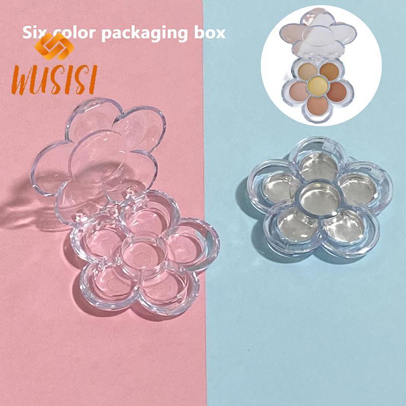 yueyan003 6 Spaces Empty Eye Shadow Case Makeup Palette Box Plastic ...
