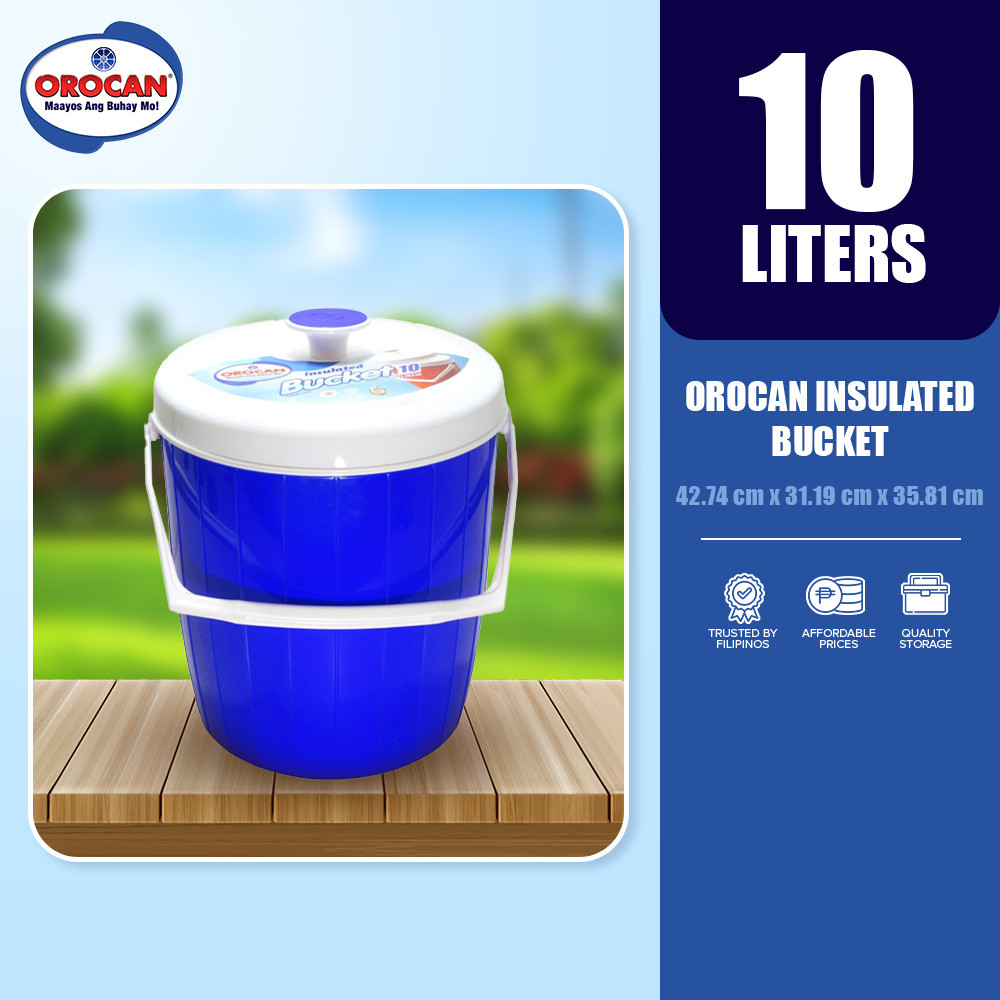 Orocan Insulated Bucket 10L | Ice Bucket/Rice Bucket | Shopee Philippines