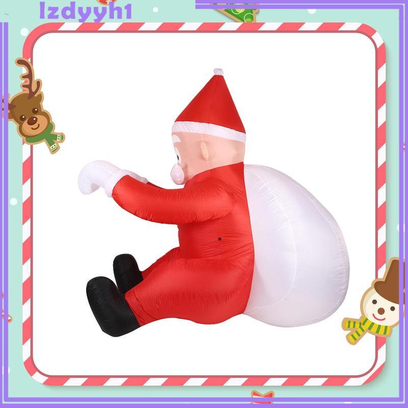 [JoyDIY] Christmas Inflatable Hanging Santa Claus Decorations Giant ...