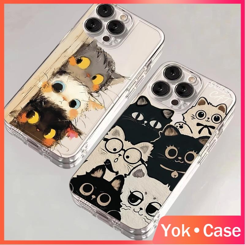 Cat Party Case for iPhone 17 16 15 14 13 12 11 Pro Max XR 7 8 Plus SE ...