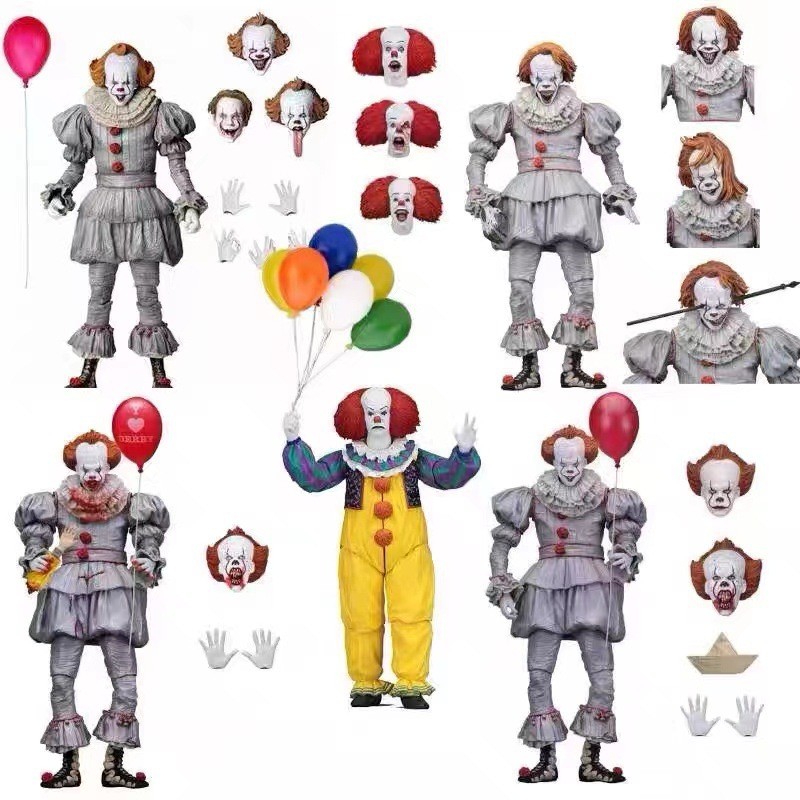 NECA Freddy Jason Pennywise Horror Movie 7 Inch Action Figure 3D ...