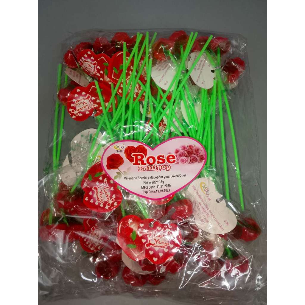 2 IN 1 ROSE LOLLIPOP (30PCS) | Shopee Philippines