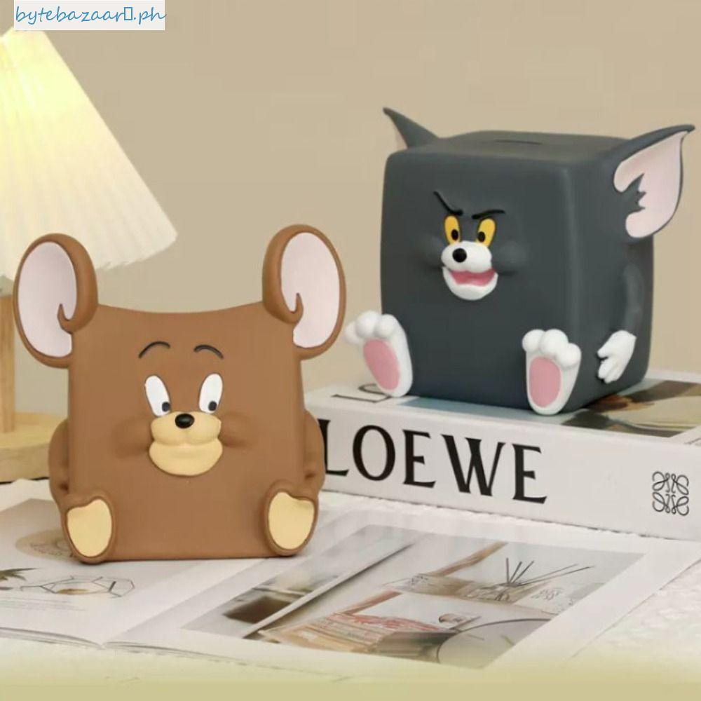 BYTEBAZAAR Coin Savings Tank, Cute Durable Tom Jerry Money Tank ...