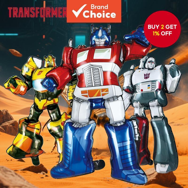 3pcs Transformers Theme Aluminum Foil Balloon Set Birthday Festival ...