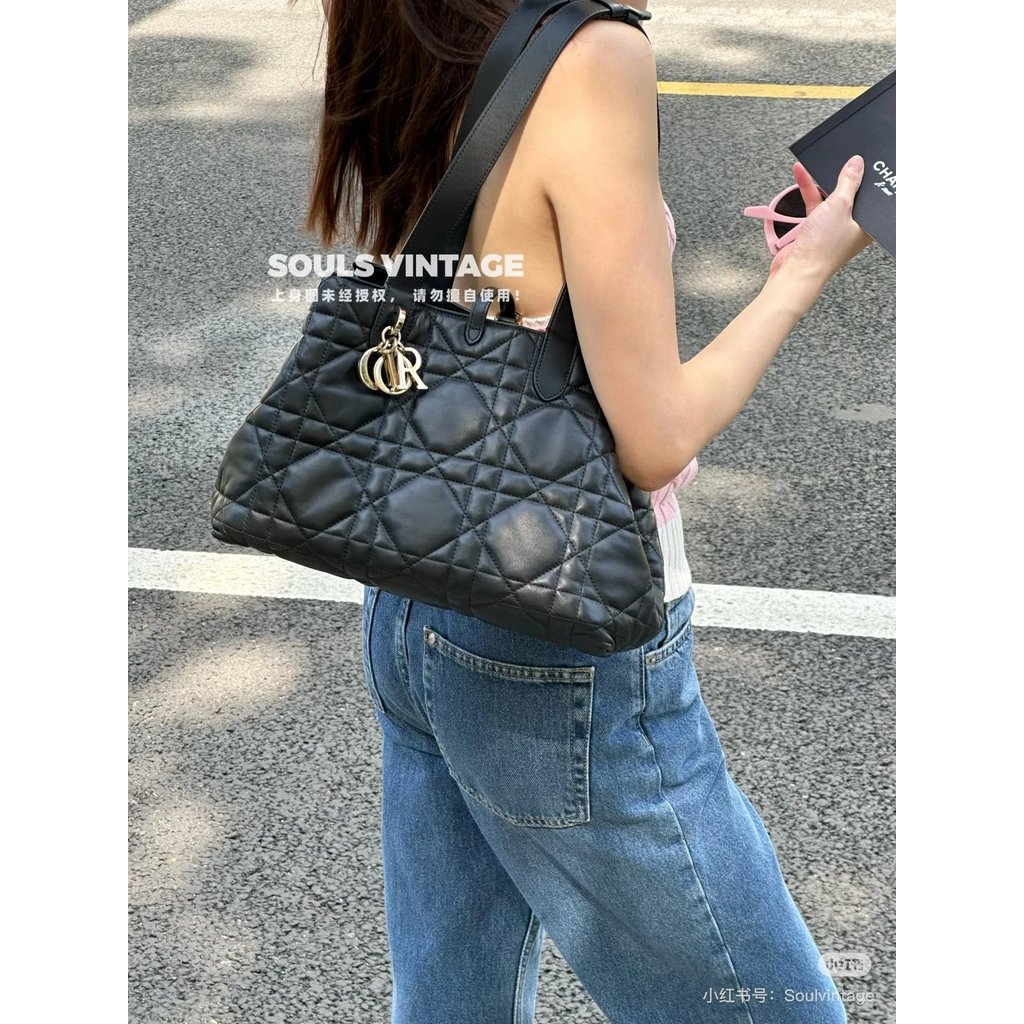 New Dior D Home Popular Toujours Shopping Bag Aboriginal Bag Classic ...