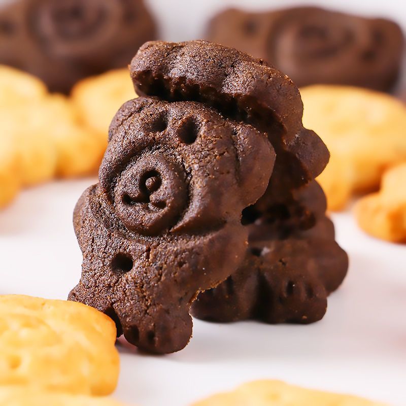 New Product Ready Stock Bear Biscuit Cookies Coffee Flavor Milk Flavor ...