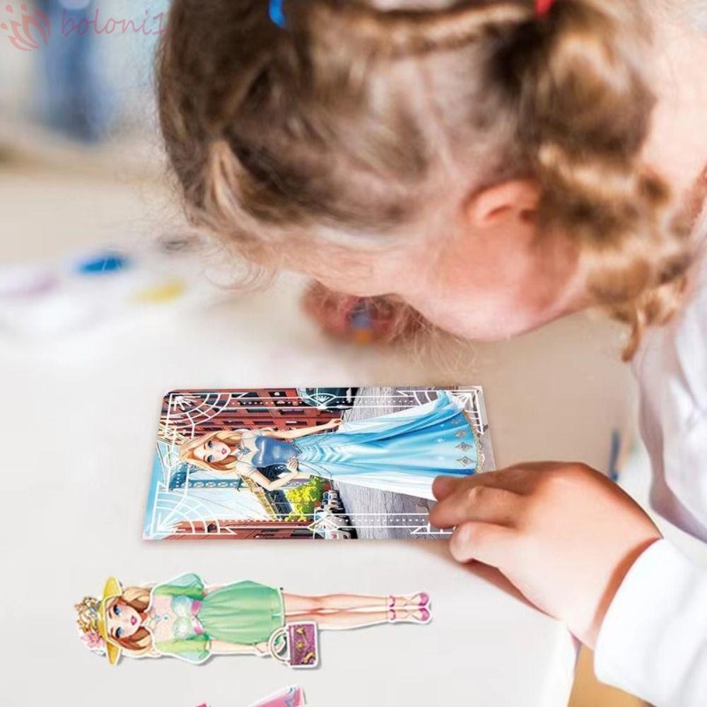 Paper Dolls, Clothes-changing Stickers Colorful Dress Up Set, Paper ...