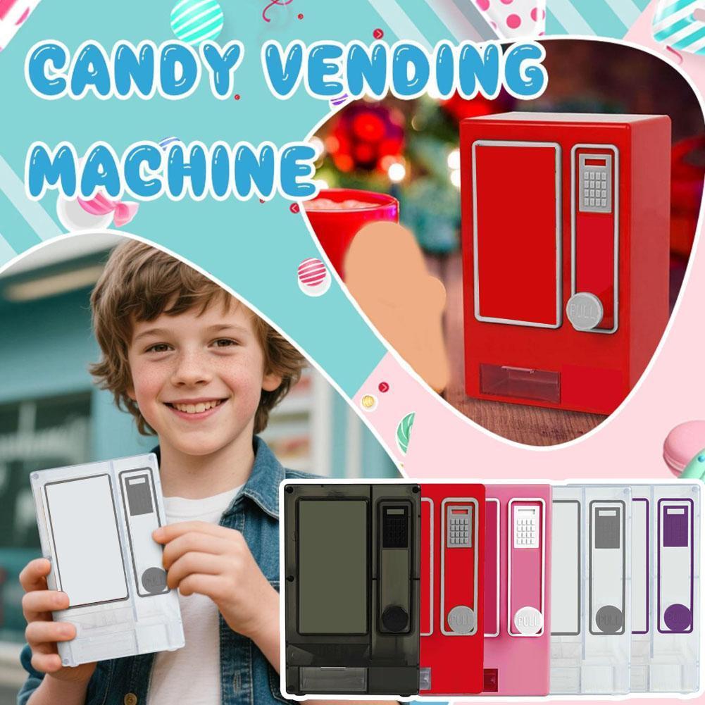 [coin-operated] Mini Candy Vending Machine For Kids, Retro Toy With ...