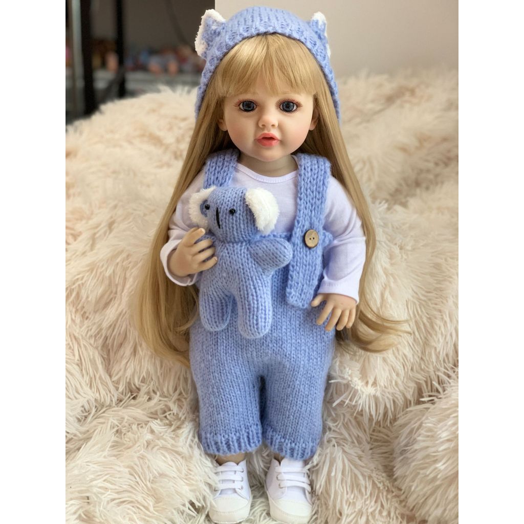 55cm Dudu Rebirth Doll Simulation Man Vinyl Doll Doll Claw Machine Baby ...