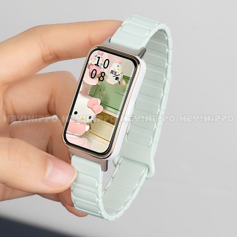 Silicone magnetic strap For Huawei Band 10 9 8 new dopamine fine print ...