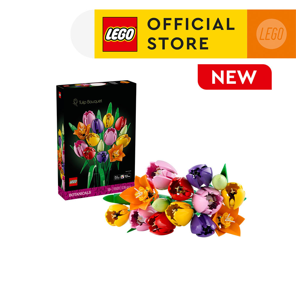 LEGO Botanicals 11501 Tulip Bouquet (576 pieces), Building Blocks ...
