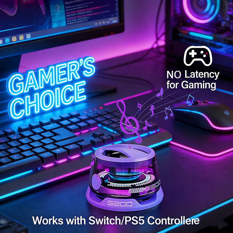 Magnetic Bluetooth Speaker Wireless Portable Mini Speaker with RGB ...