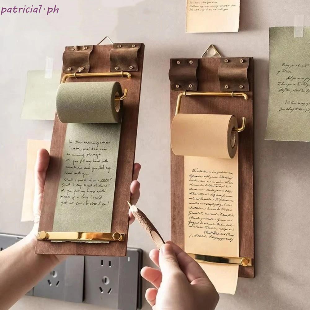 PATRICIA Vintage Sticky Notes, Retro Tear-Off Roll-Up Sticky Note Board ...