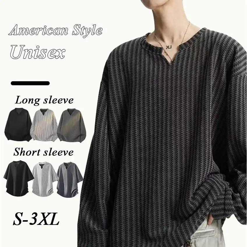 2026 Unisex American Style Men's V Neck Tshirt Hoodie High Quality ...