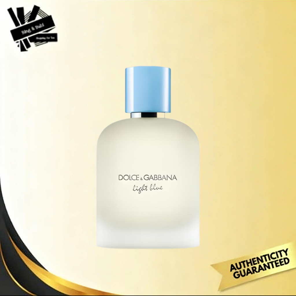 DOLCE & GABBANA LIGHT BLUE POUR HOMME 125ML PERFUME(2025) | Shopee ...