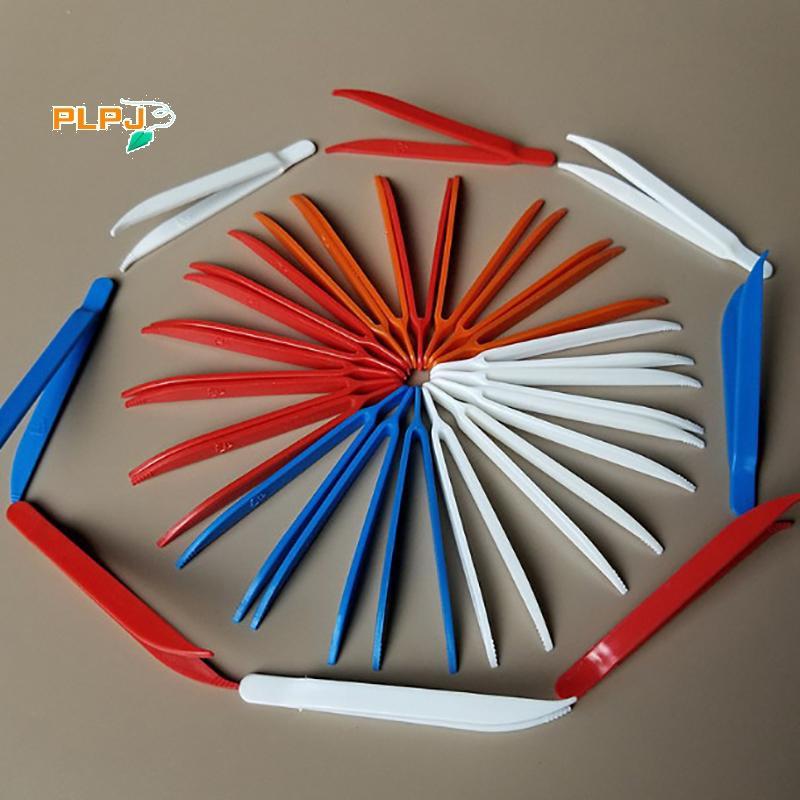 PLPJ 20pcs Disposable Tweezers Plastic Medical Small Beads Forceps for ...