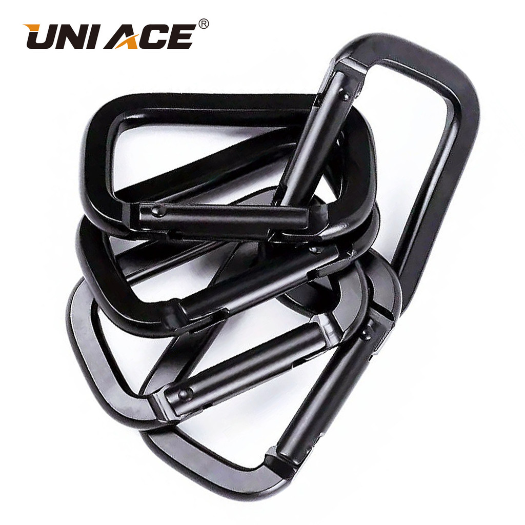 Square-Ring Buckles Spring Carabiners Snap Hooks Clip Keychains Outdoor ...