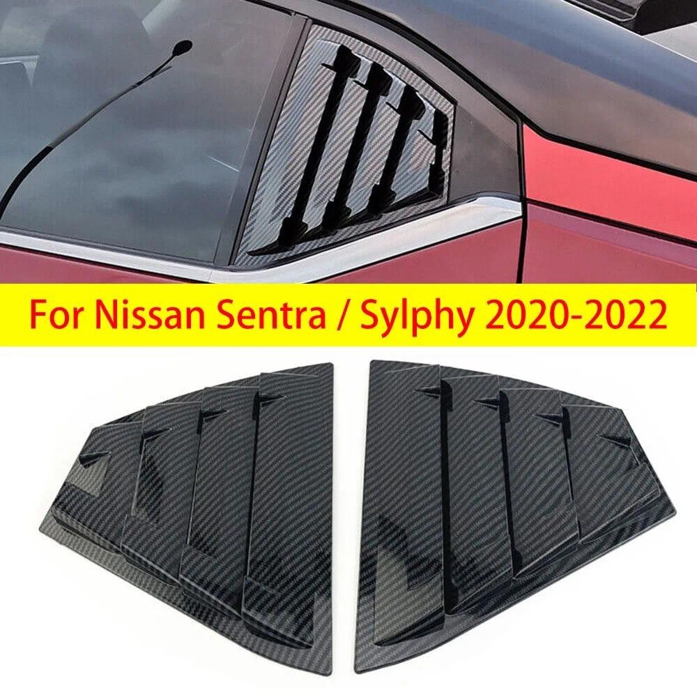For Nissan Sentra / Sylphy 2020-2022 Car Rear Louver Window Side ...