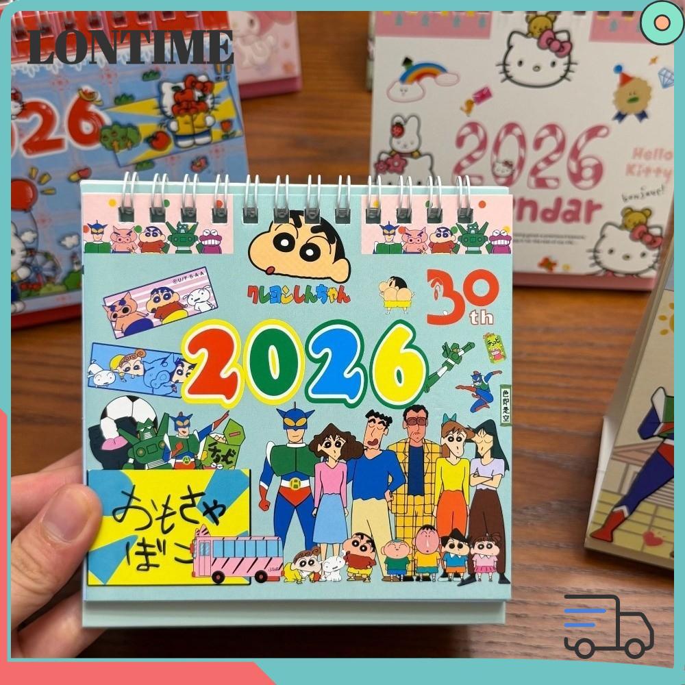 LONTIME STORE Desktop Calendar, Daily Organization 2026 Mini Calendar ...