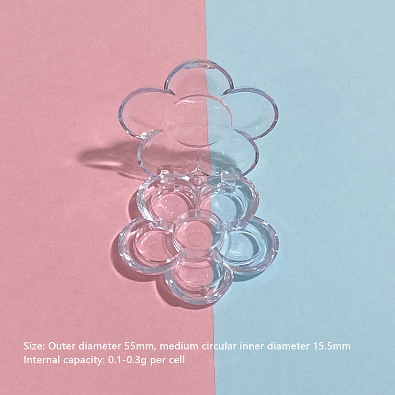 yueyan003 6 Spaces Empty Eye Shadow Case Makeup Palette Box Plastic ...