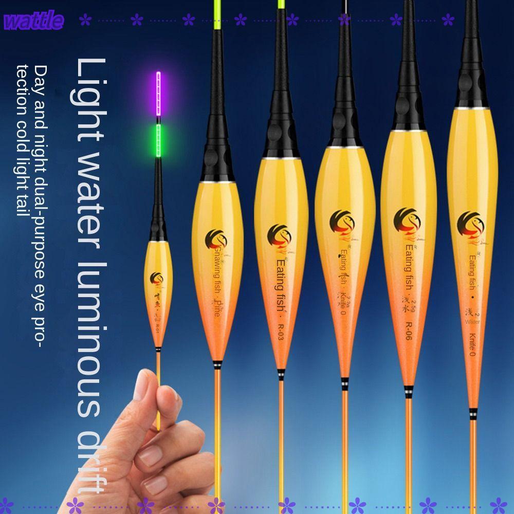 WATTLE Light Float, Indicator Eye-catching Electronic Fishing float ...