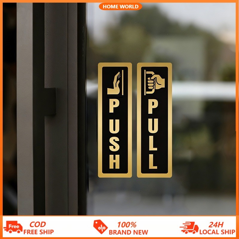 Shop push signage for door for Sale on Shopee Philippines