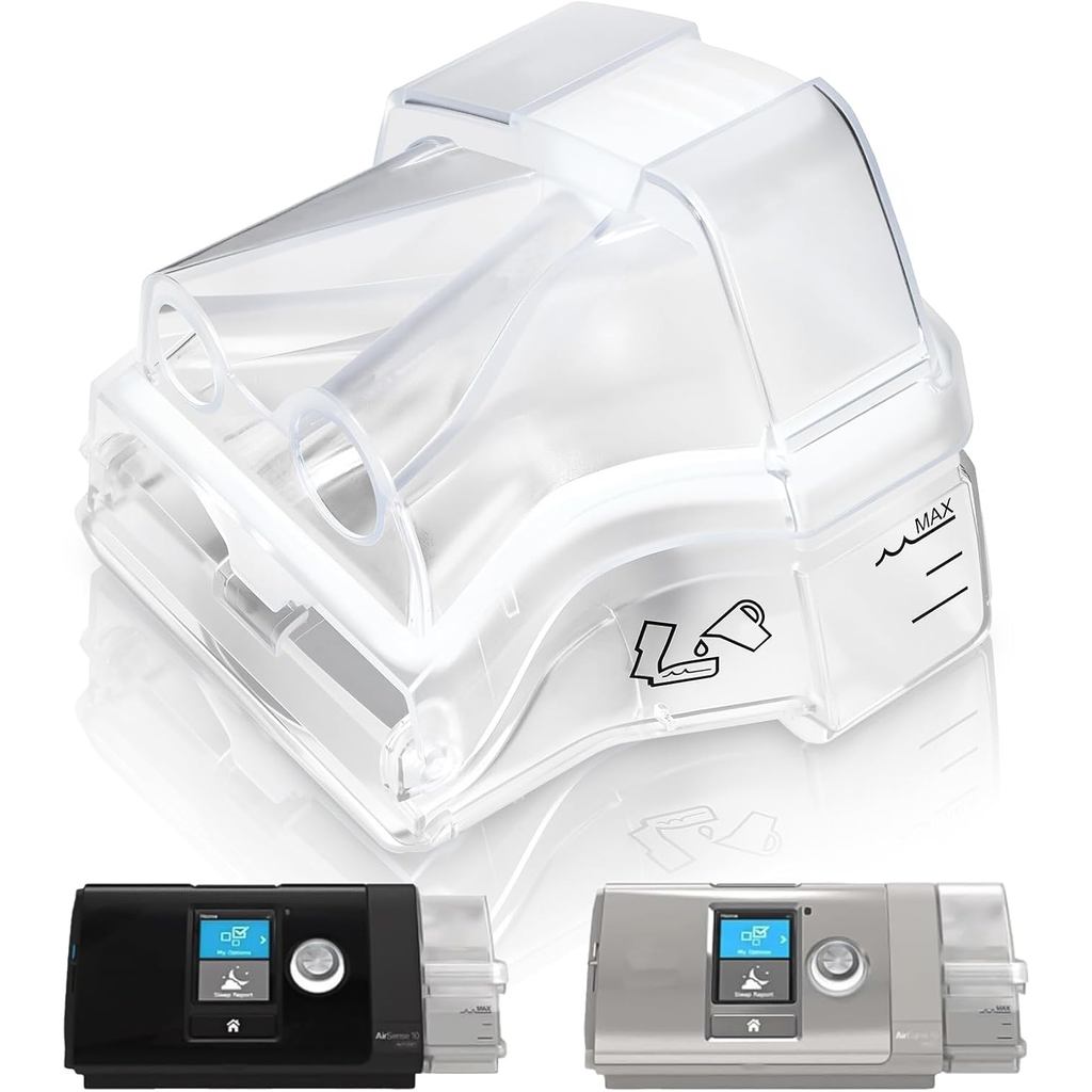 Replacement Water Chamber for ResMed AirSense 10, 380ml Cleanable ...