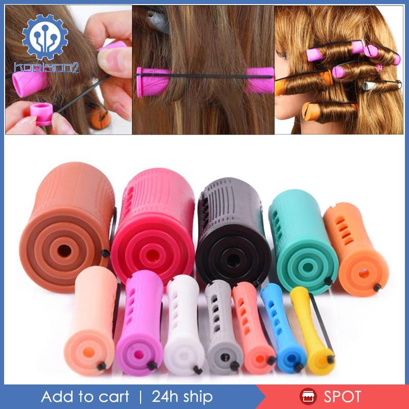 [Koolsoo2] Cold Wave Perm Rods Curling Hair No Heat Curly Wavy Rod Set ...