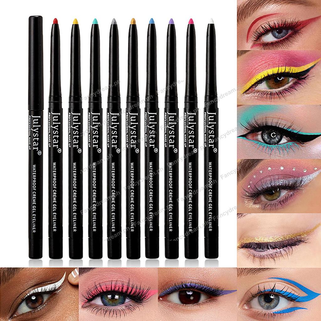 Colored Eye-Liner Gel Pen Highlight Smooth Eye-Liner Pen for Music ...