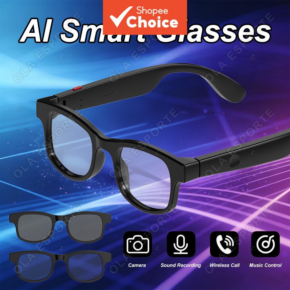 New AI Smart Sunglasses Glasses Bluetooth Call Outdoor Sports ...
