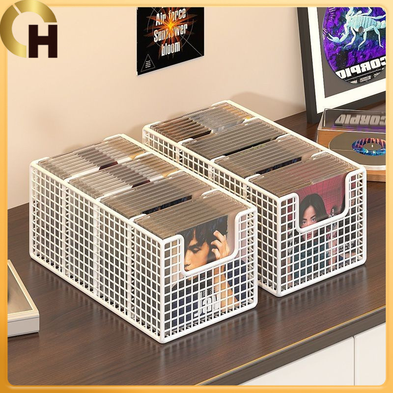 Cd Disc Shelf Desktop cd Vinyl Record Tape Display Shelf Collection ...