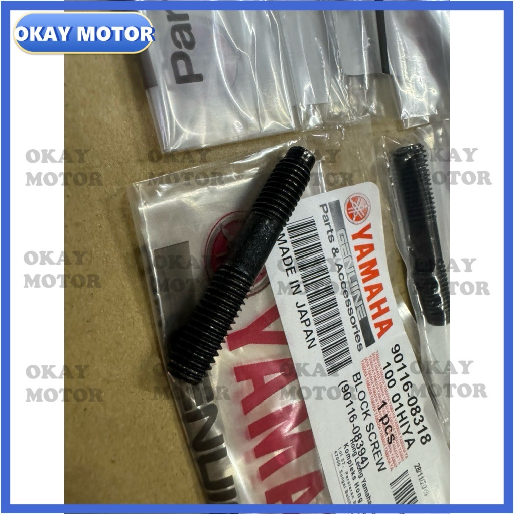 HLY Japan RXZ Y125ZR block tiang block stud screw Bolt 90116-08318 skru ...
