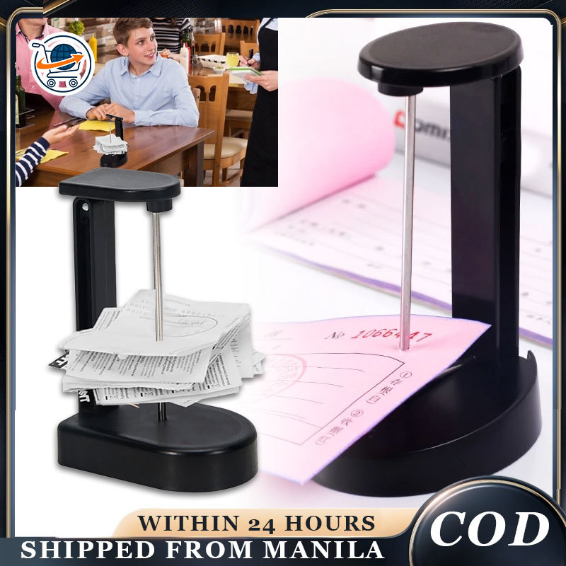 Desk Receipt Receipt Spindle with Hook Safety Protective Cover Notes ...