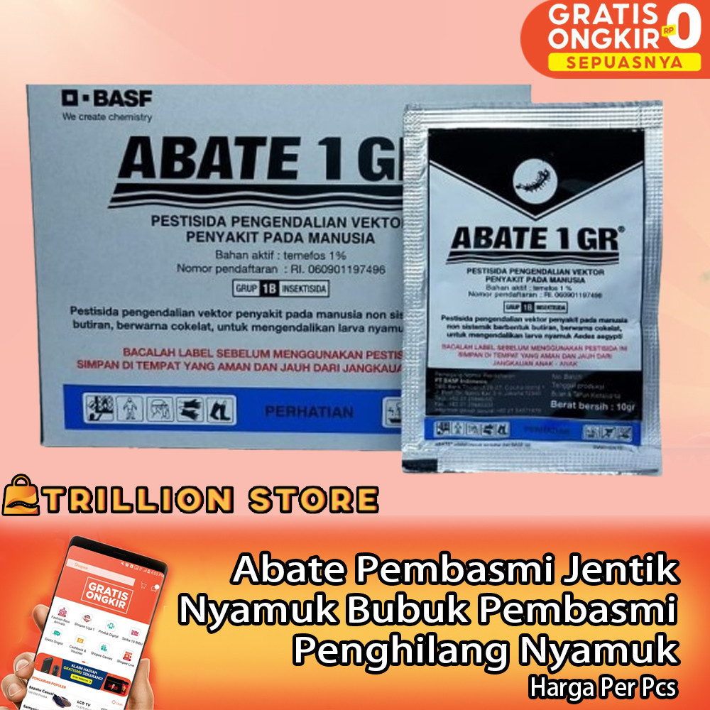 Abate Poison 1gram Dengue Fever Mosquito Larvae Killer Poison 10gram ...